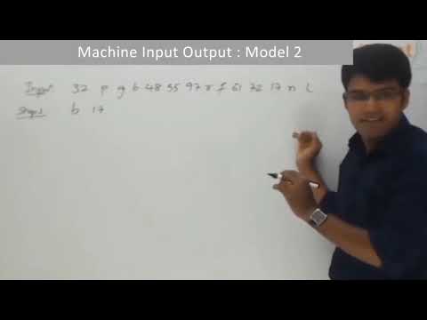 Machine Input-Output Model 2 - Question Set Video Lecture - Crash Course for SSC CGL (English)