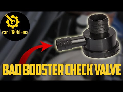 4 Symptoms Of A Bad Brake Booster Check Valve. How To Test?