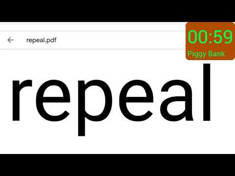 repeal meaning in Hindi