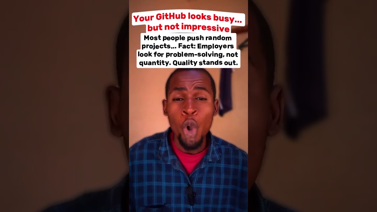 Your GitHub looks busy... but not impressive!#ProblemSolving #Tech #GitHub #DigitalLife #Explore