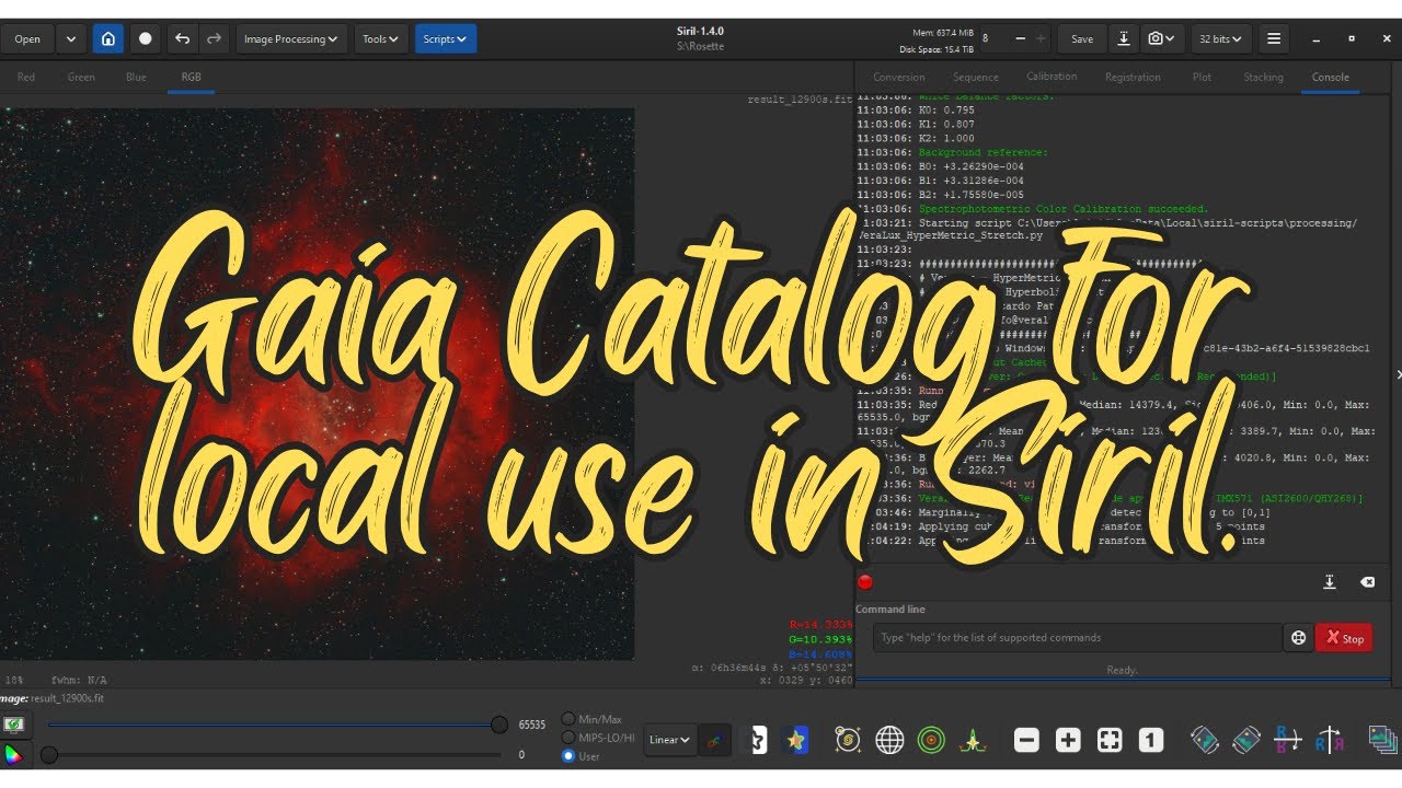 Siril Tutorial: Install Gaia Catalogs Locally for FAST Processing!