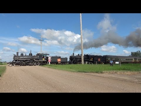 0900 Steam Double Header - Rails & Tales 2017.06.29