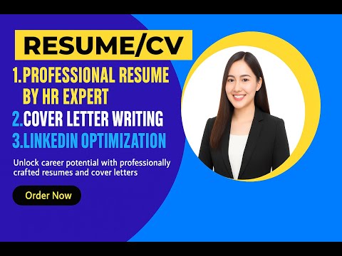 I will be resume designer and professional CV maker