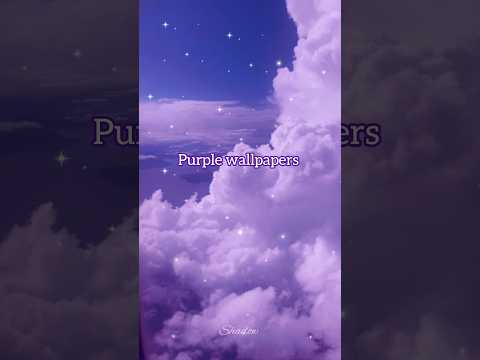Purple wallpaper 💜 Aesthetic wallpaper for girls 🫶🏻 aesthetic videos #youtube #shorts