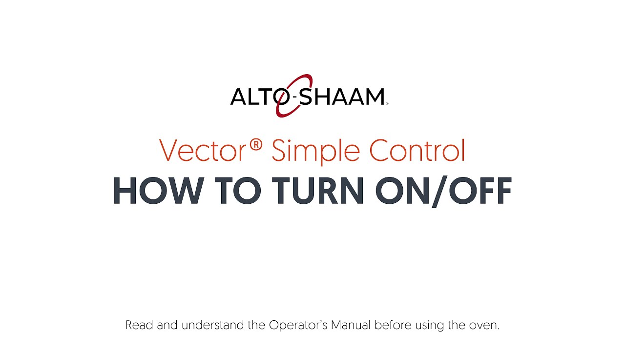 Vector Simple: How to Turn On & Off