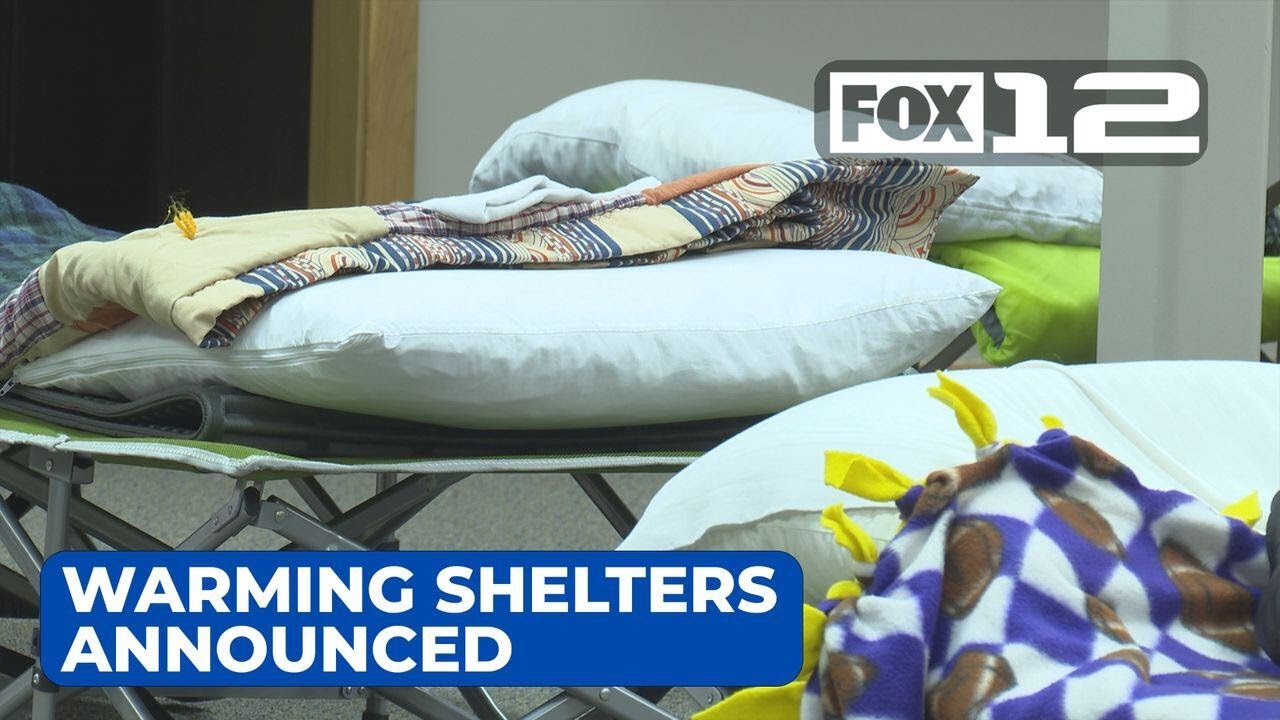 Portland metro warming shelters announced as severe weather approaches
