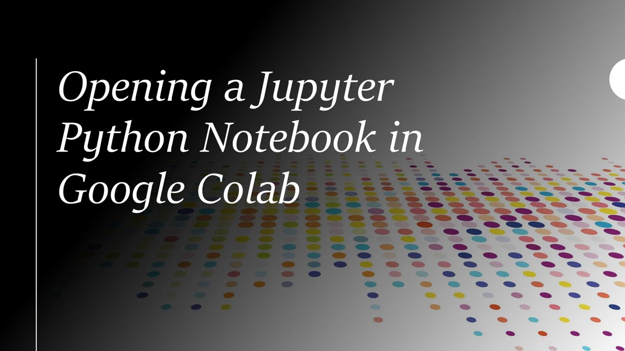 Importing a VS Code Jupyter Notebook to Google Colab