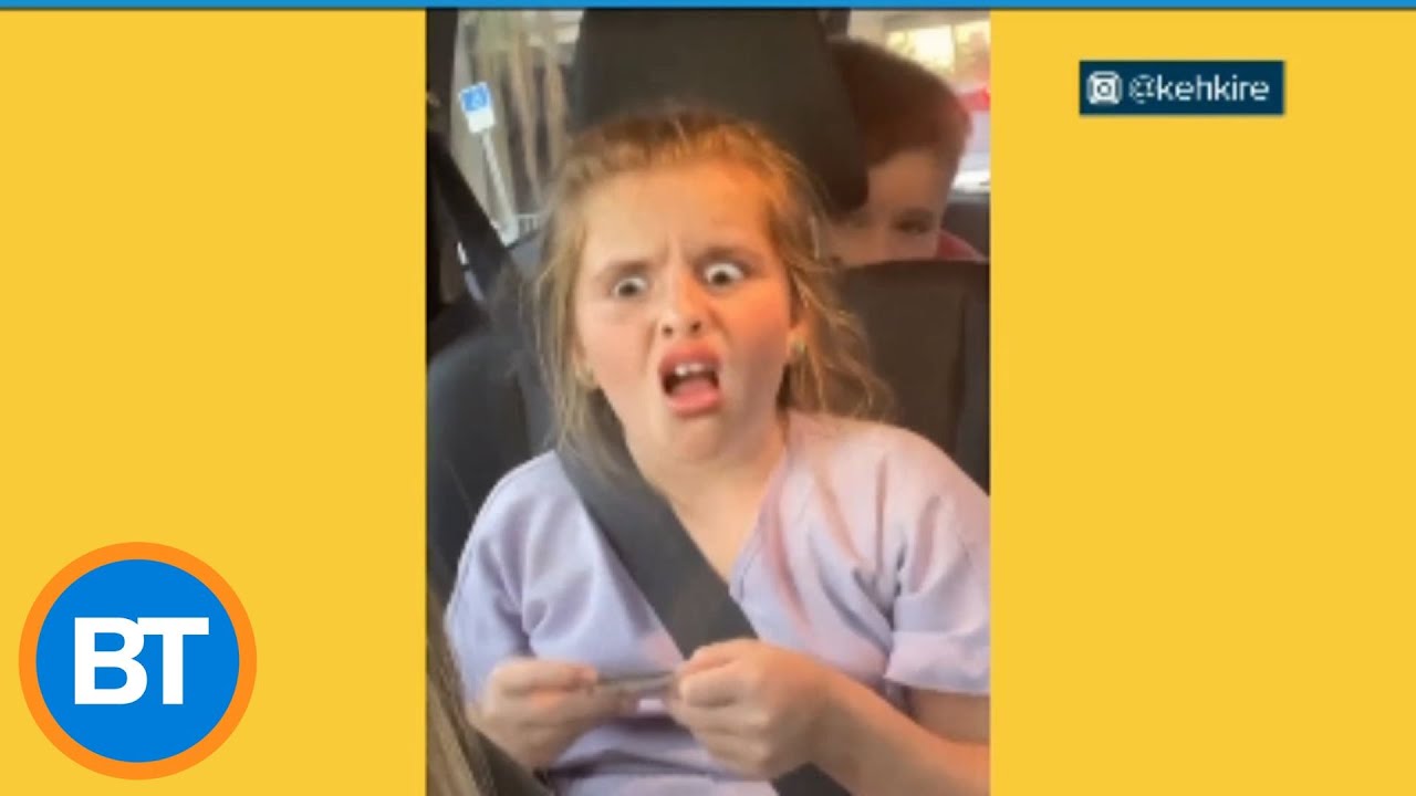 This little girl really hates face filters — and it's hilarious