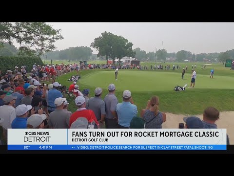Fans turn out for Rocket Mortgage Classic