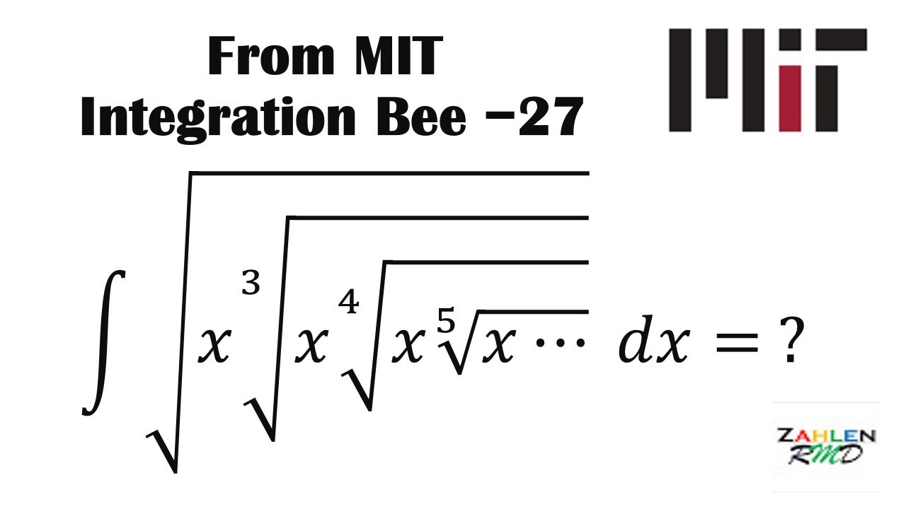 MIT INTEGRATION BEE - 27 | CALCULUS CHALLENGE