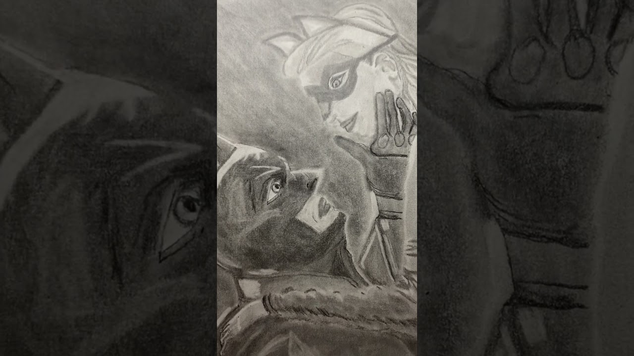 Batman & Catwoman fan art #drawing #art #dccomics #batman #catwoman