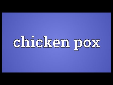 Chicken pox Meaning