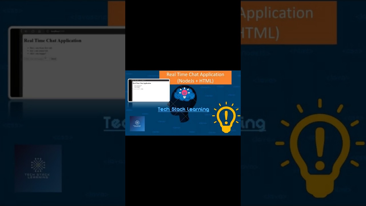 Build a Real-Time Chat App with Node.js and Socket.io –Step-by-Step Tutorial!#shorts #nodejs #coding