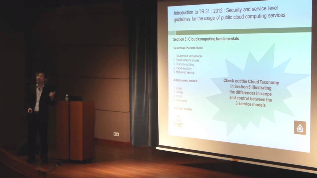 TR 31   Security and Service Level Guidelines for Usage of Public Cloud Computing Services