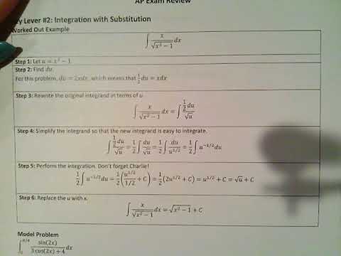 AP Calculus AB - AP Exam Review - Integration Techniques