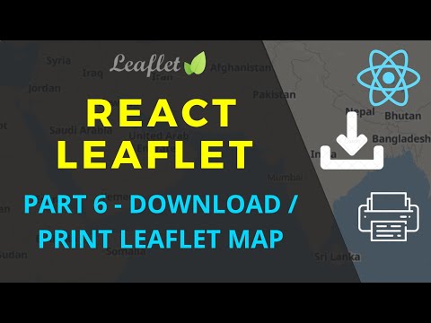 Adding print/download option for react leaflet maps | Download map with react leaflet