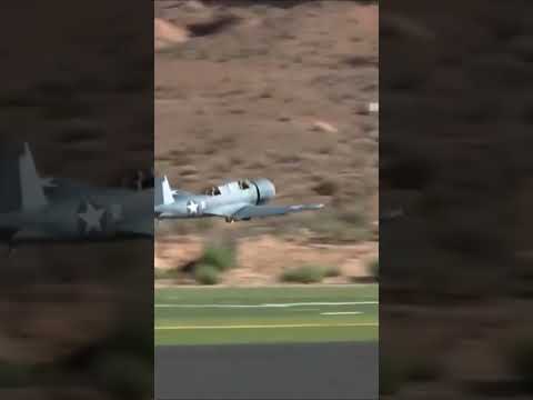 Vought SB2U Vindicator HALF-POWER TAKEOFF!
