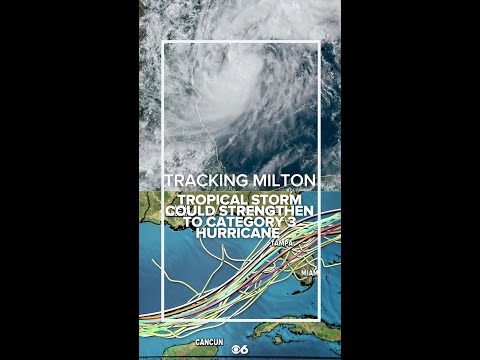 Tracking Milton: Storm forecast to strengthen to Category 3 hurricane with 120 mph winds