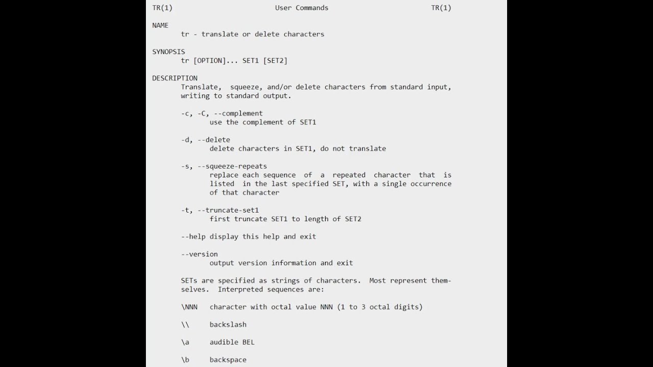 Linux tr (Translate) Command with Real World Examples