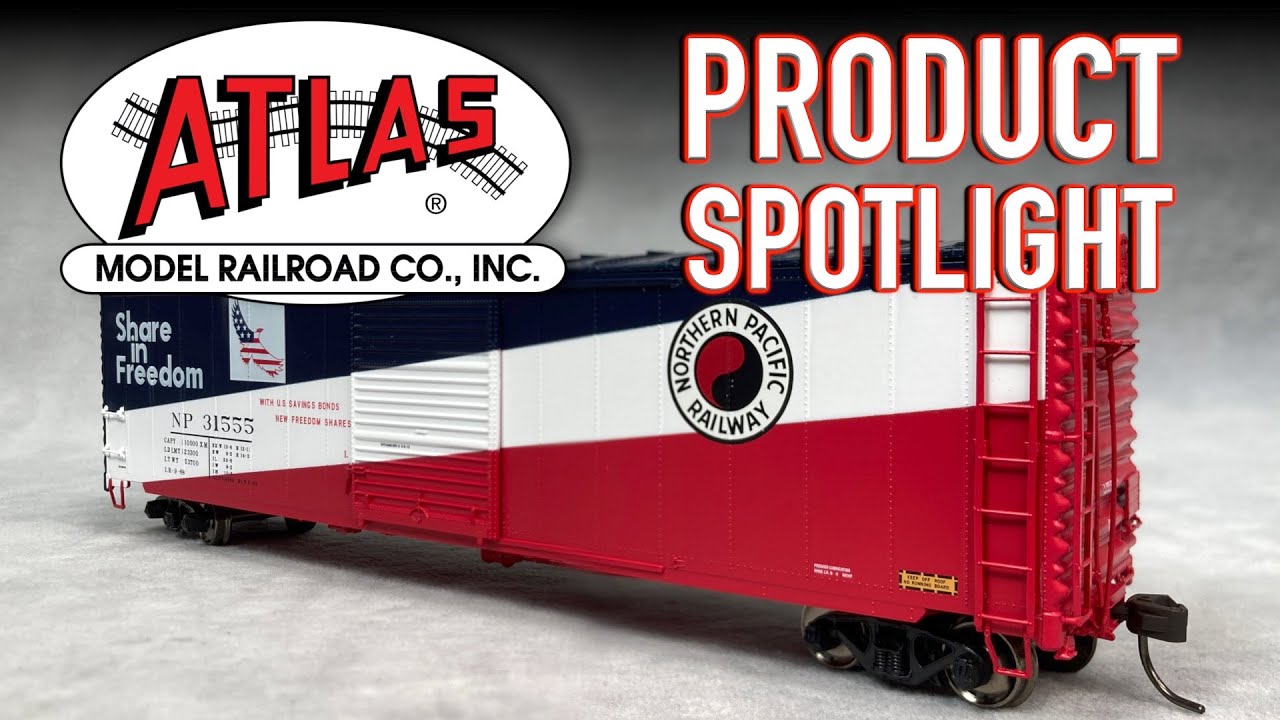 HO Scale 50' Postwar Single Door Boxcar Atlas Product Spotlight