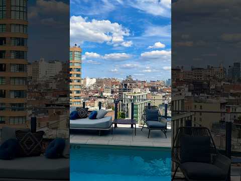 Soho NYC pool & view