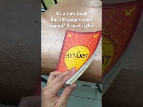 The Alchemist, new book with ripped pages, anyone else has the same issue?