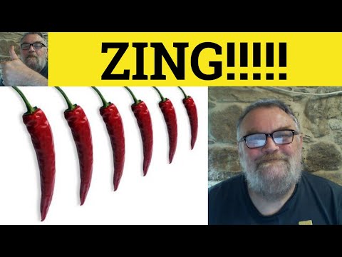 🔵 Zing - Zing Meaning - Zing Examples - Zing Definition - C2 Vocabulary