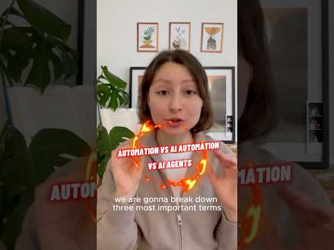 Automation vs. AI Agents: What’s the Difference? (Explained Simply in Seconds!)