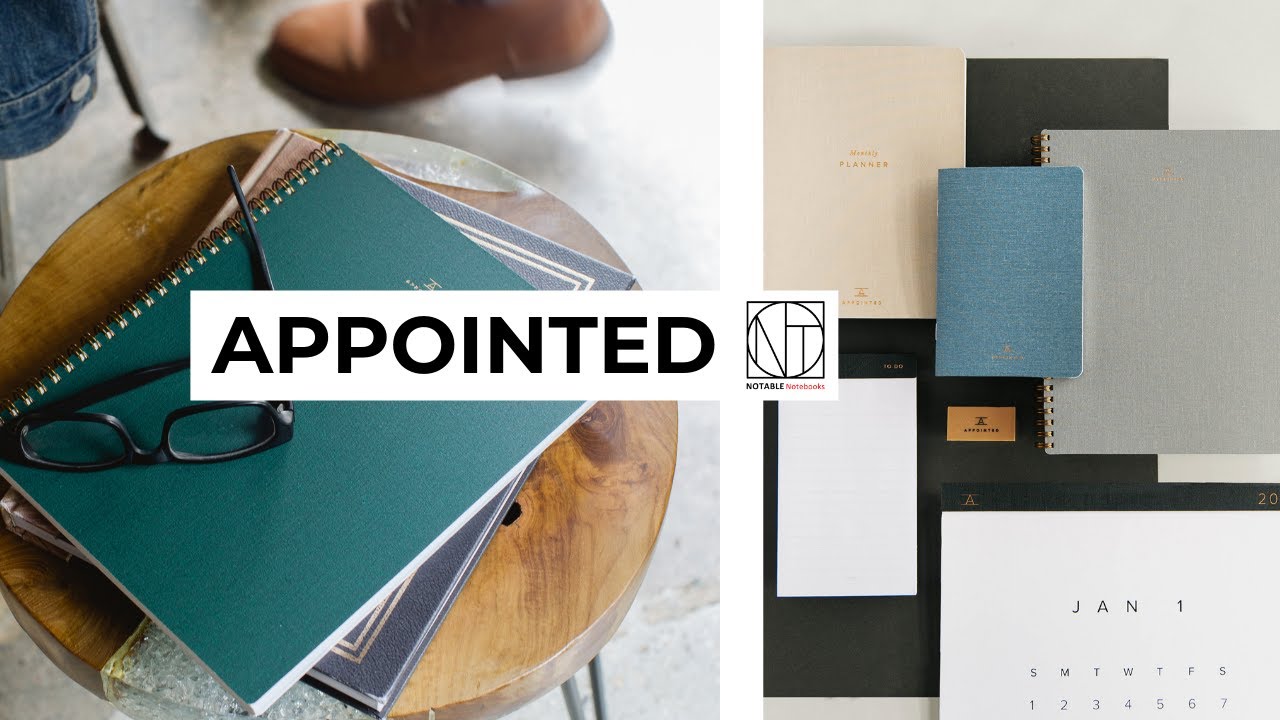 Appointed | Elegant and Classic Stationery | Notable-Notebooks.com