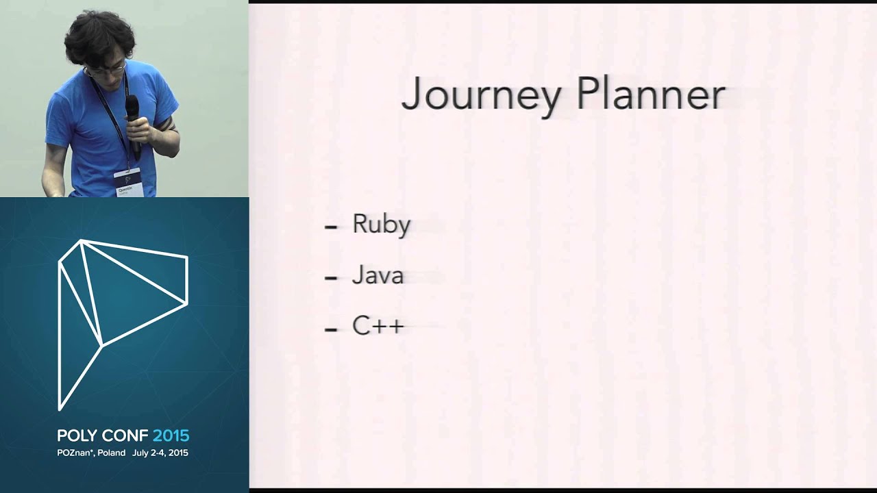 PolyConf 15: From Ruby to C++, the story of a journey planner / Quentin Godfroy