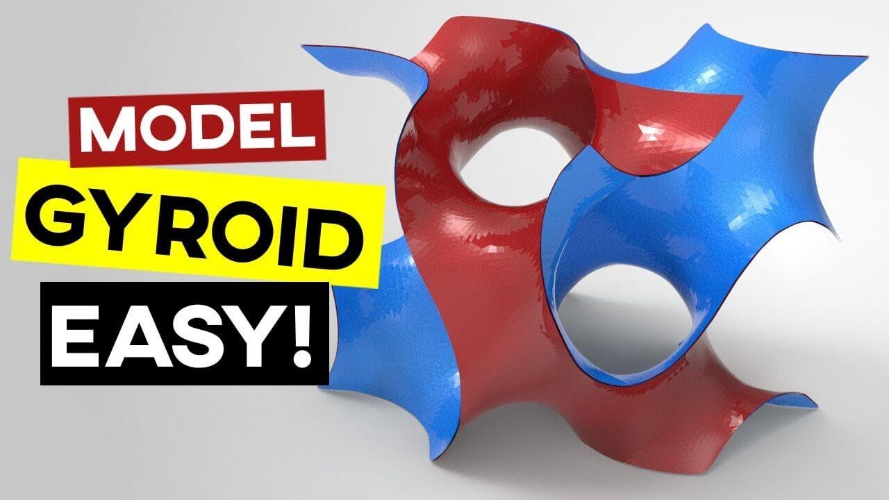 Gyroid Minimal Surface (Grasshopper Tutorial)