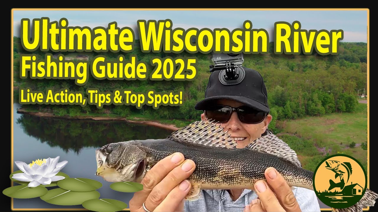 🎯 Ultimate Wisconsin River Fishing Guide 2025❗ Live Action, Tips & Top Spots‼️
