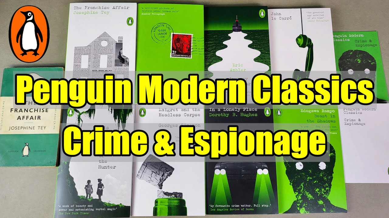 NEW - Penguin MODERN Classics - CRIME & Espionage - The BEST of the Best