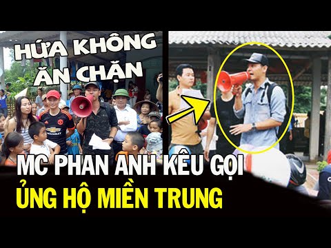 MC Phan Anh kêu gọi quyên góp tiền hỗ trợ miền Trung qua STK cá nhân