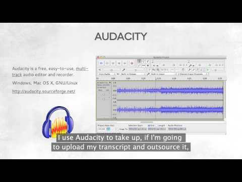 72 Audacity Introduction - Open & Closed Captioning Effectivity on a Budget