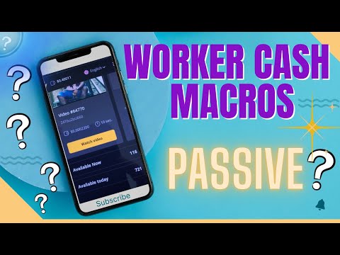 Worker Cash macros automation setup passive!