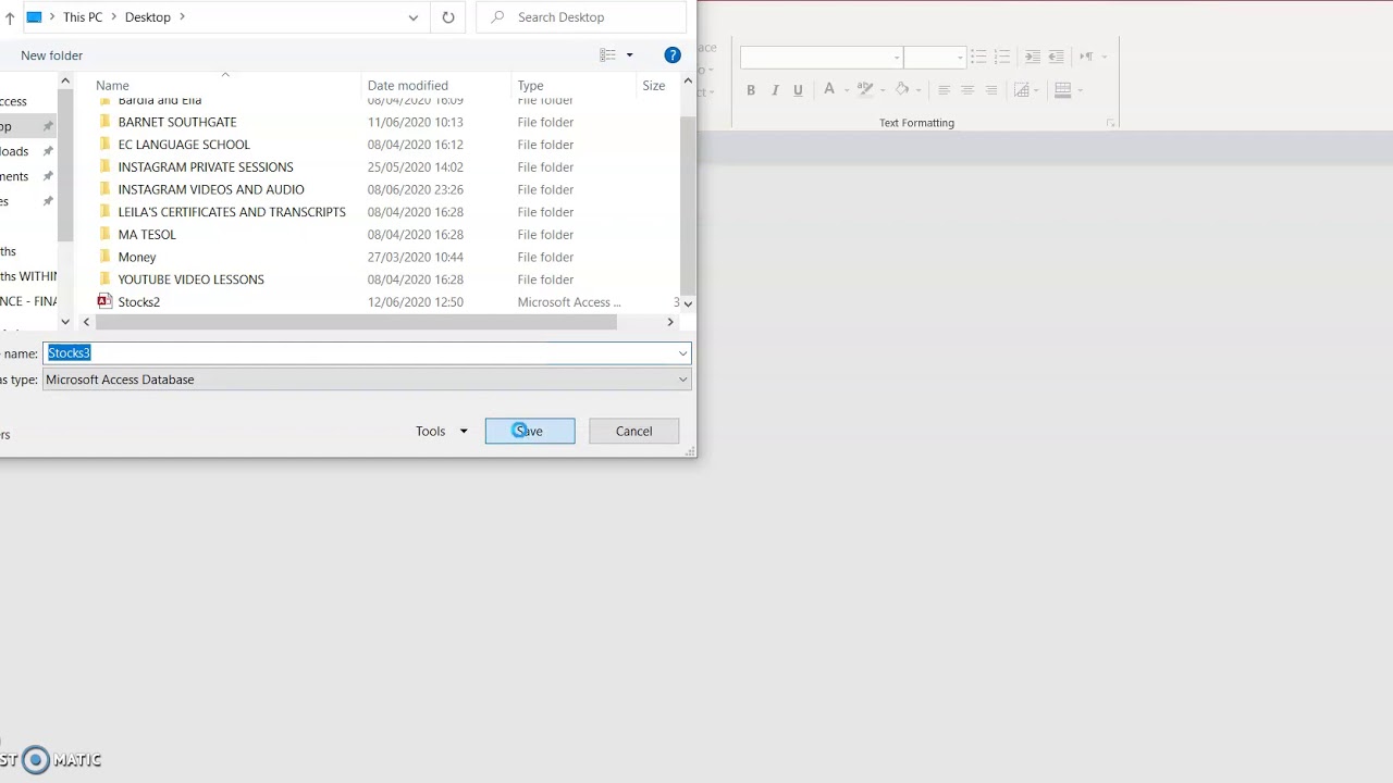 Database Sort and Filter Simple