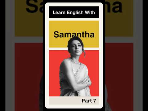 Learn English vocabulary with Samantha