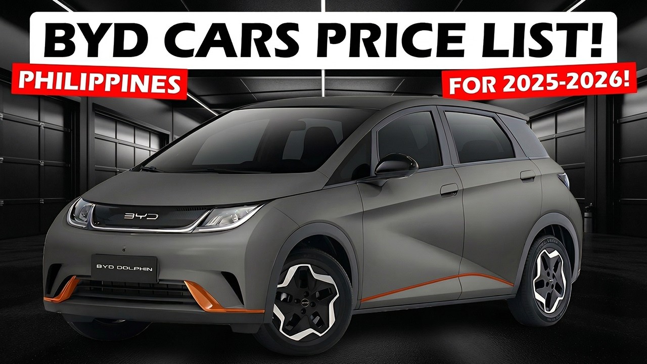 BYD Philippines Price List for 2025-2026!