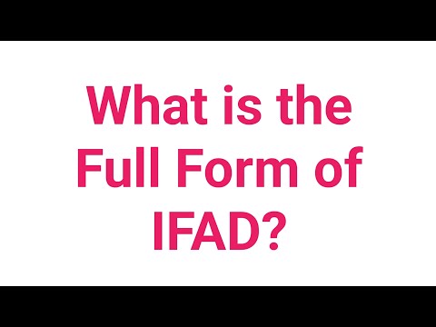 IFAD FULL FORM PART-1955// WHAT IS THE FULL FORM OF IFAD ?