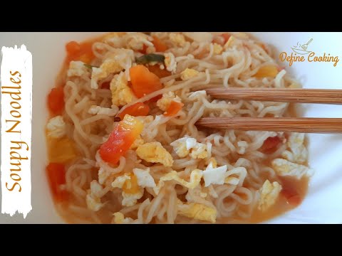 Delicious easy Soupy Noodles Recipe | Define Cooking