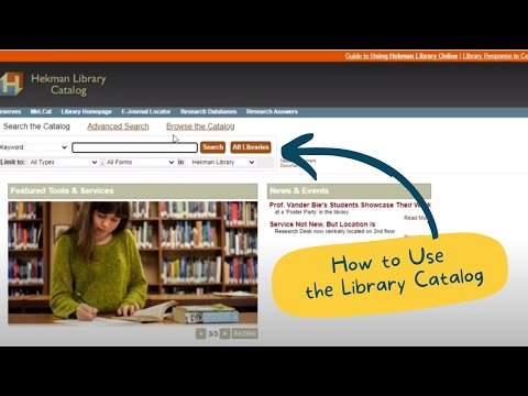 Using the Library Catalog (2023)
