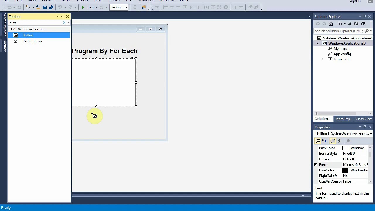 VB NET   FOR EACH FORM ARRAY