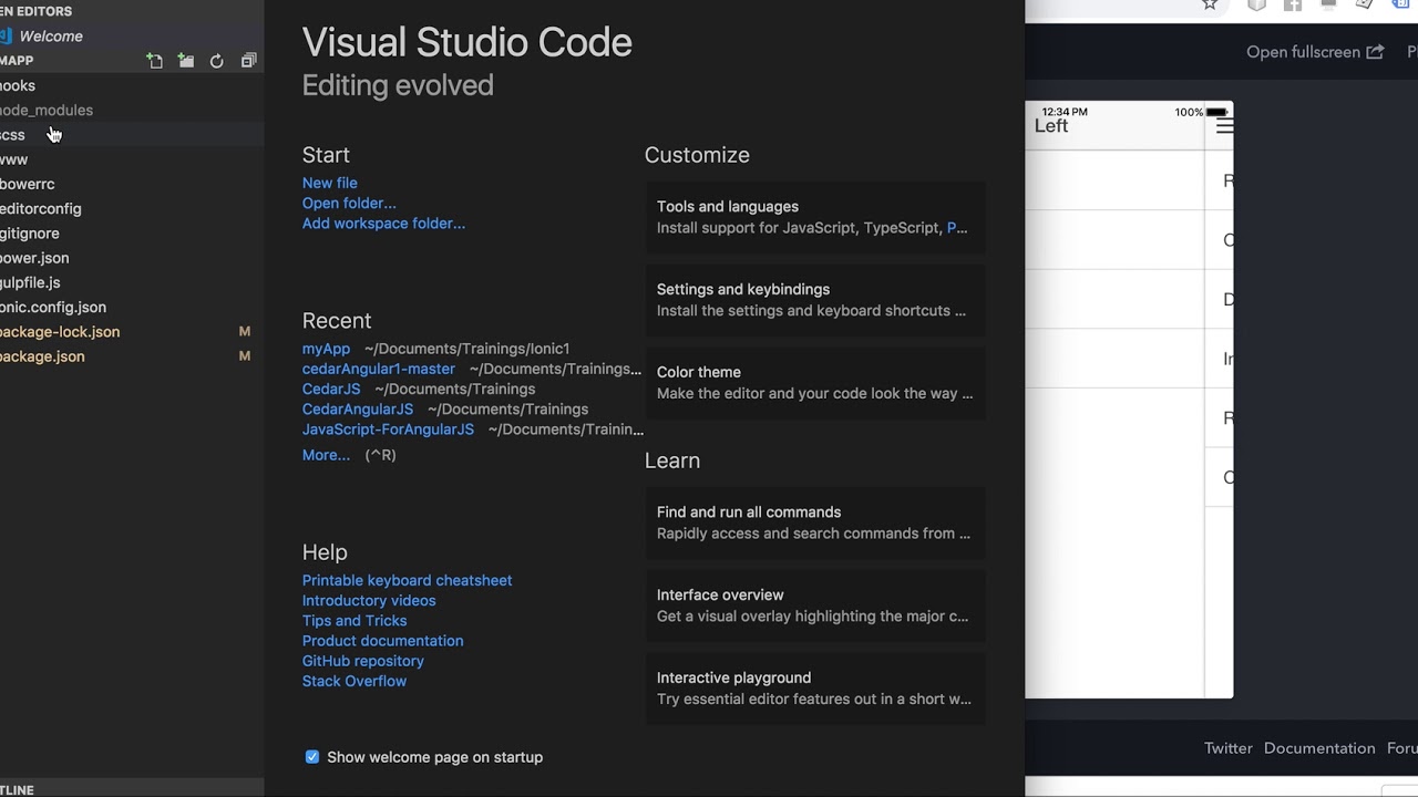 2 - Ionic SideMenu Code Walkthrough