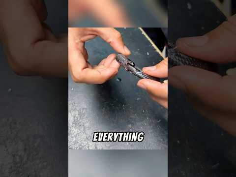 The bracelet came to life in his hands