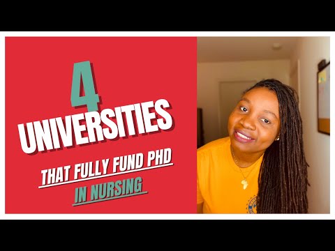 Fully Funded PHD in Nursing|How to get a Nursing PHD for Free in USA
