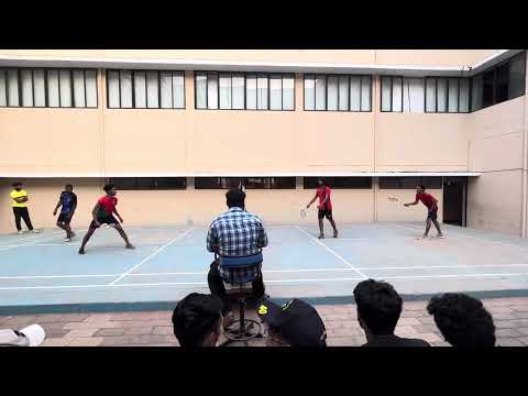 ATHLON 2022 - Badminton Match at Eranad Knowledge City Technical Campus Manjeri