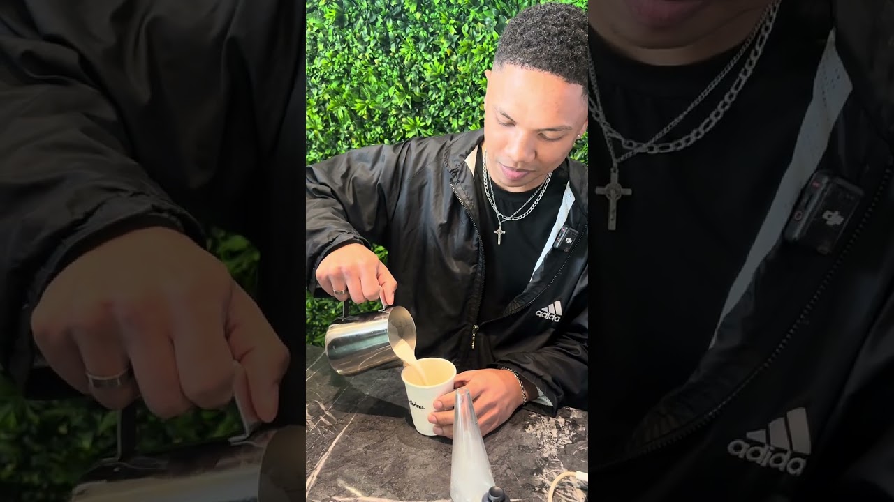 DC’s newest members take on the latte art challenge.