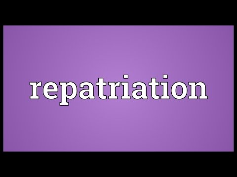 Repatriation Meaning