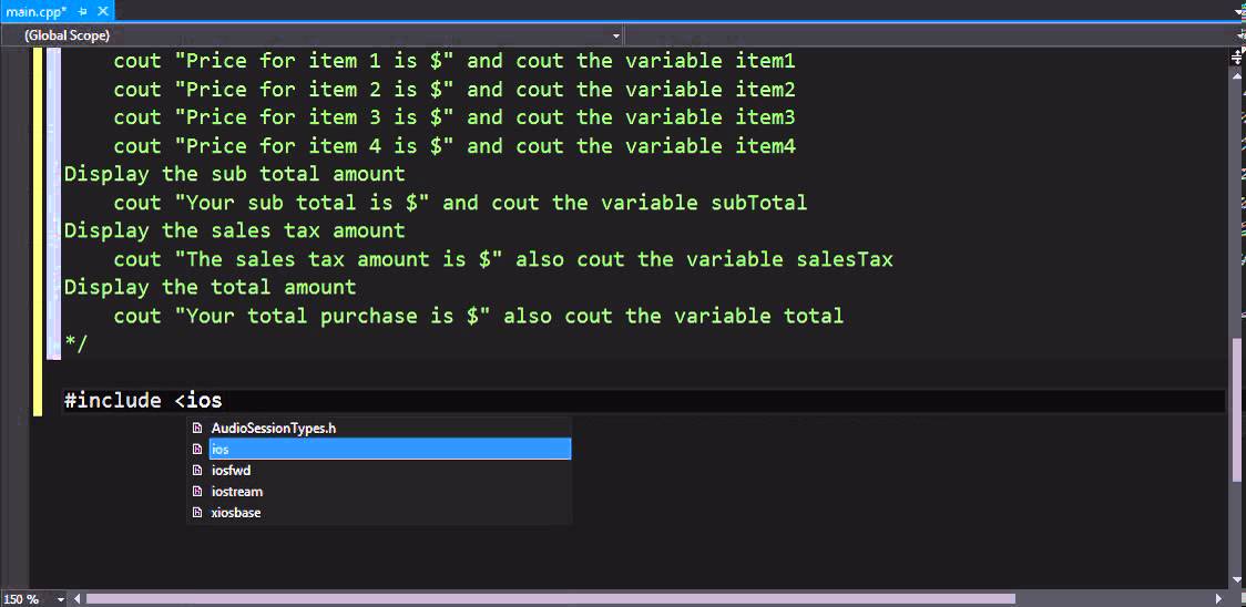 Example 1 Pseudocode
